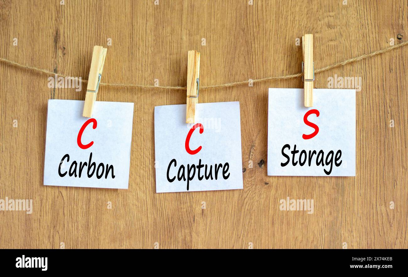 Ccs Carbon Capture Storage Symbol Concept Words Ccs Carbon Capture