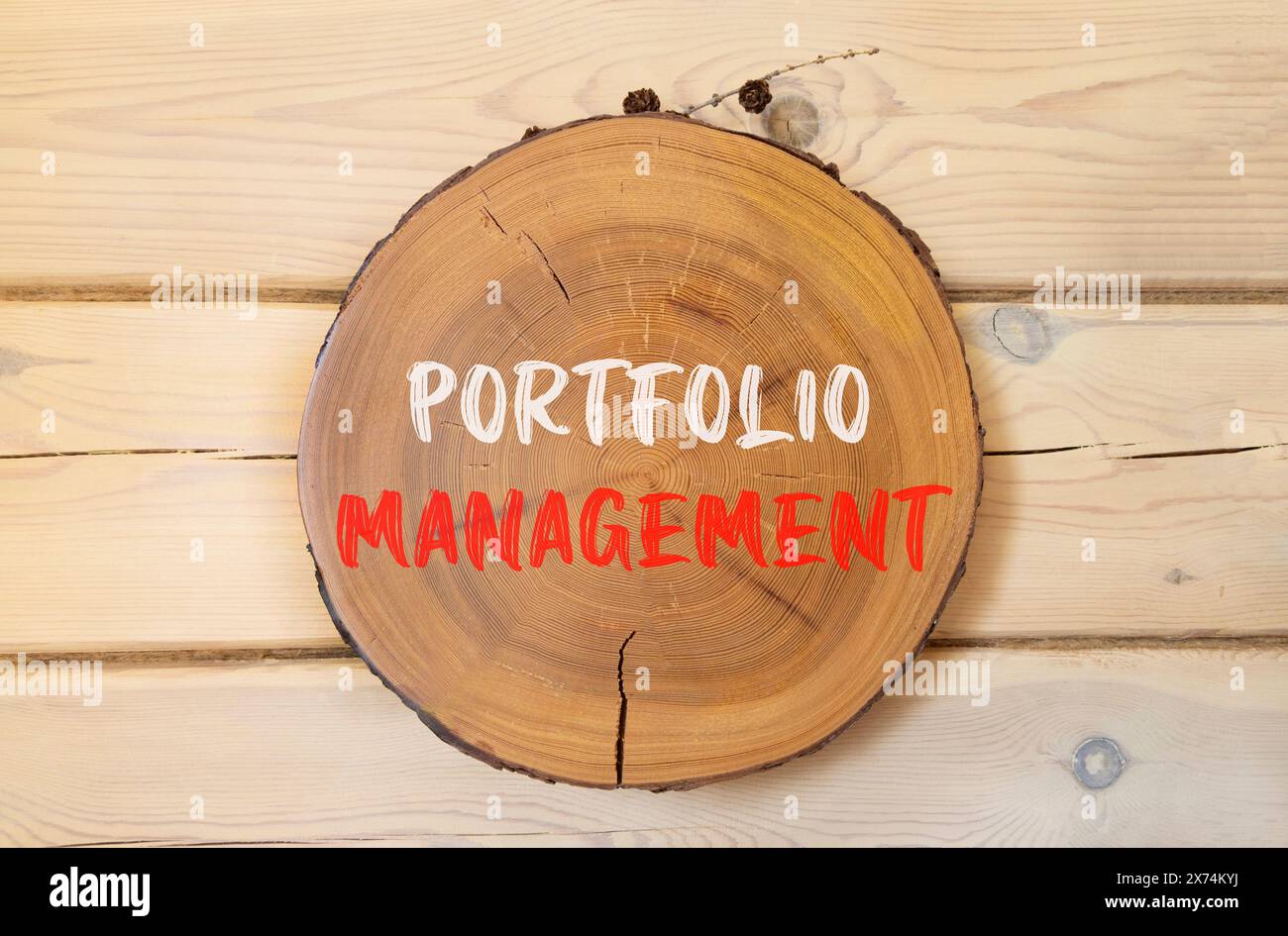Portfolio management symbol. Concept words Portfolio management on ...