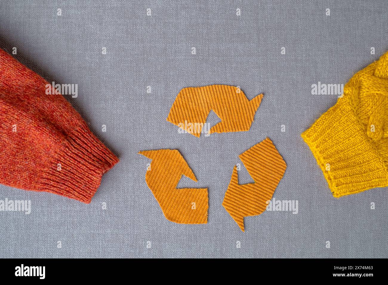 Clothing recycling. Used clothes. Ecological and sustainable fashion ...