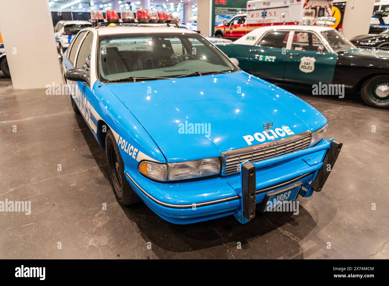 New York City, USA - March 27, 2024: Chevrolet Caprice NYPD police car ...