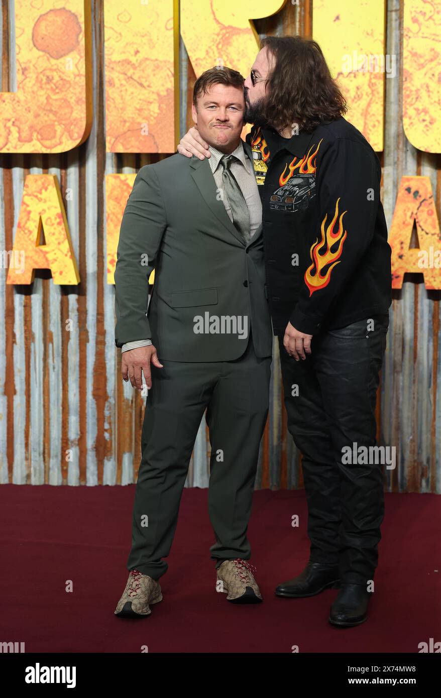London, UK. 17 May, 2024. Luke Hemsworth and cast member Angus Sampson ...