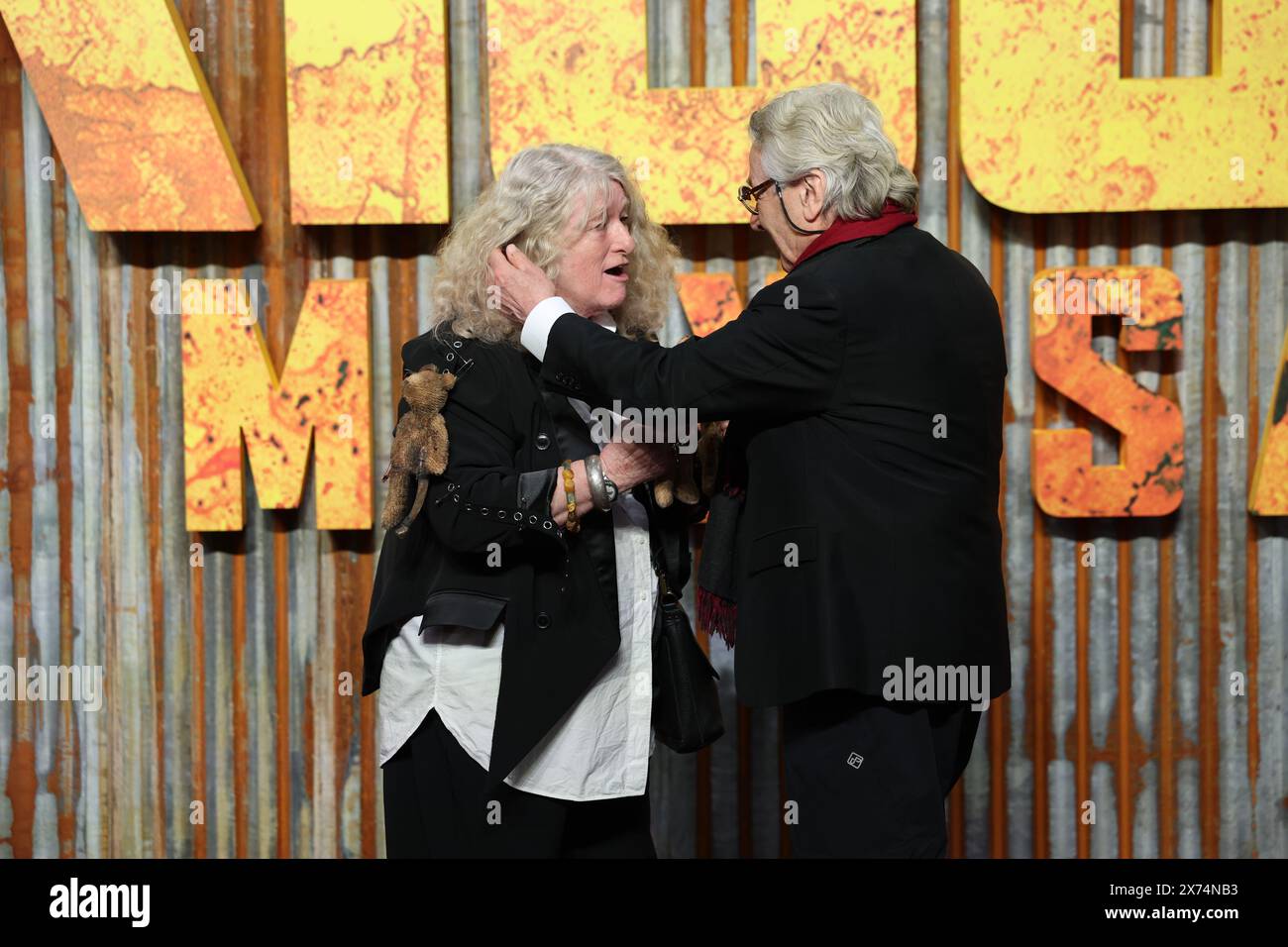 London, UK. 17 May, 2024. Costume Designer Jenny Beavan and director ...