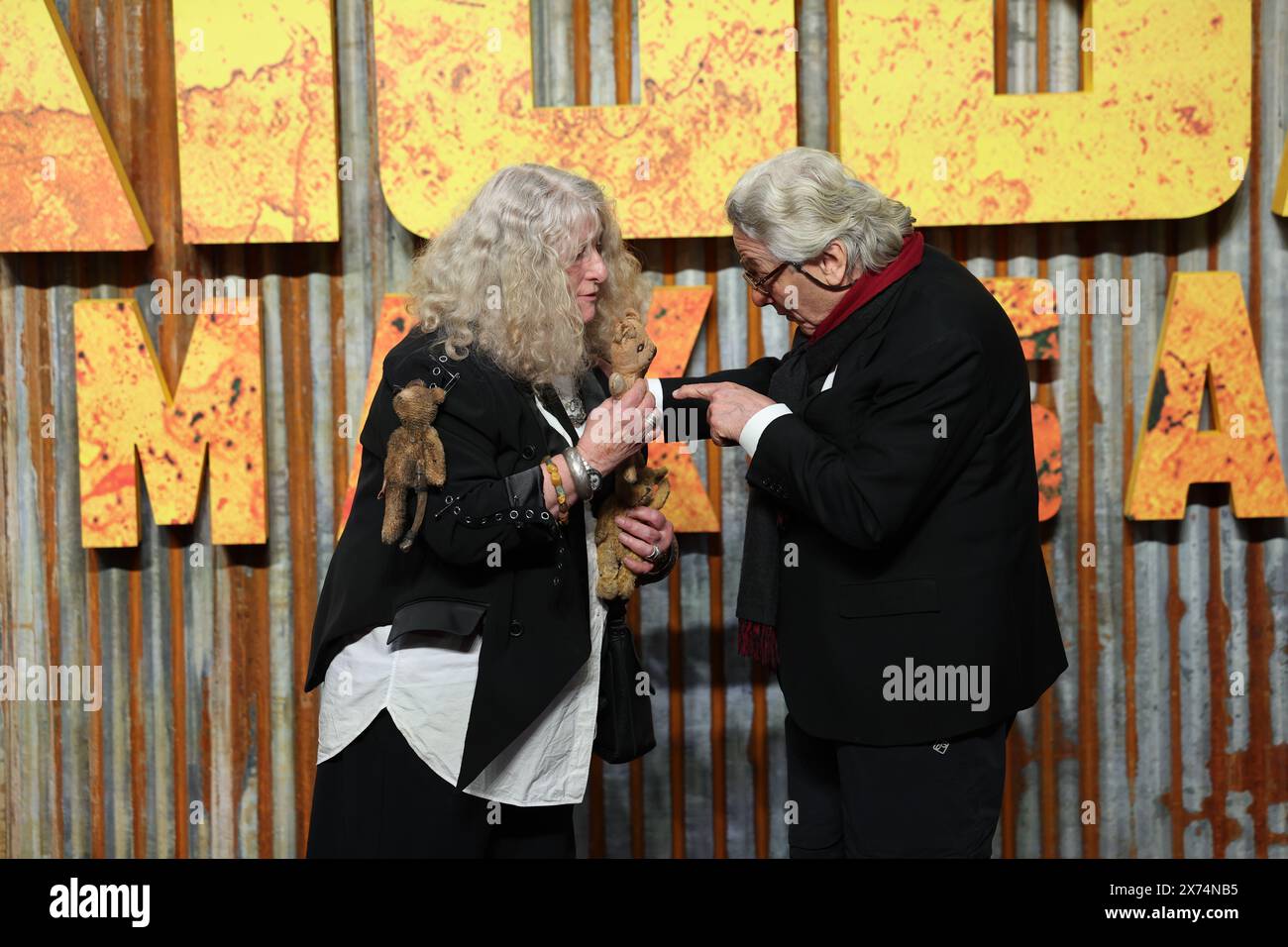 London, UK. 17 May, 2024. Costume Designer Jenny Beavan and director ...