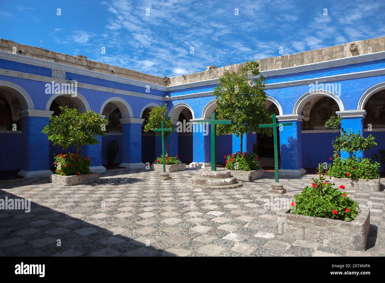 Santa Catalina Monastery. Arequipa Perú Stock Photo - Alamy