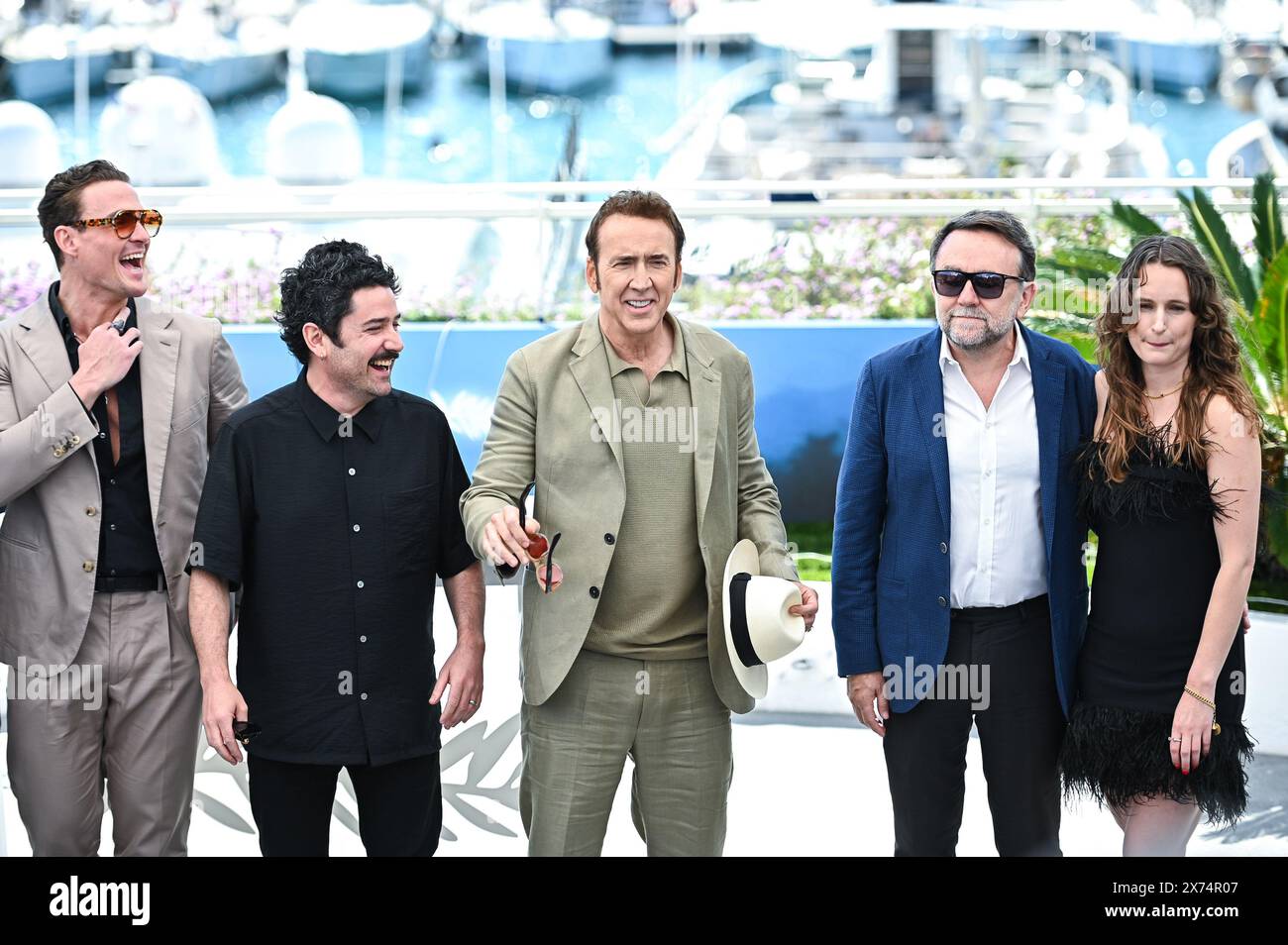 Cannes, France. 17th May, 2024. Alexander Bertrand, Lorcan Finnegan ...