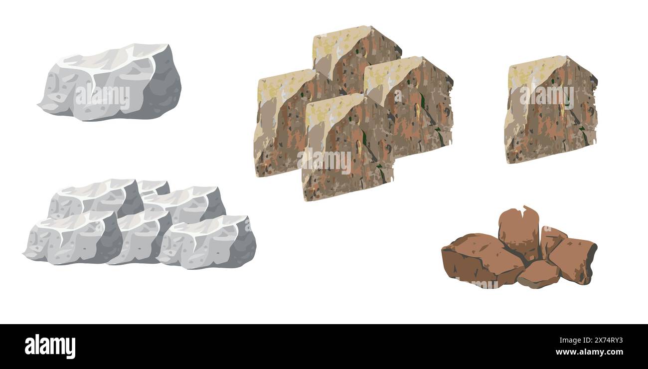 Limestone and plaster Stock Vector Images - Alamy