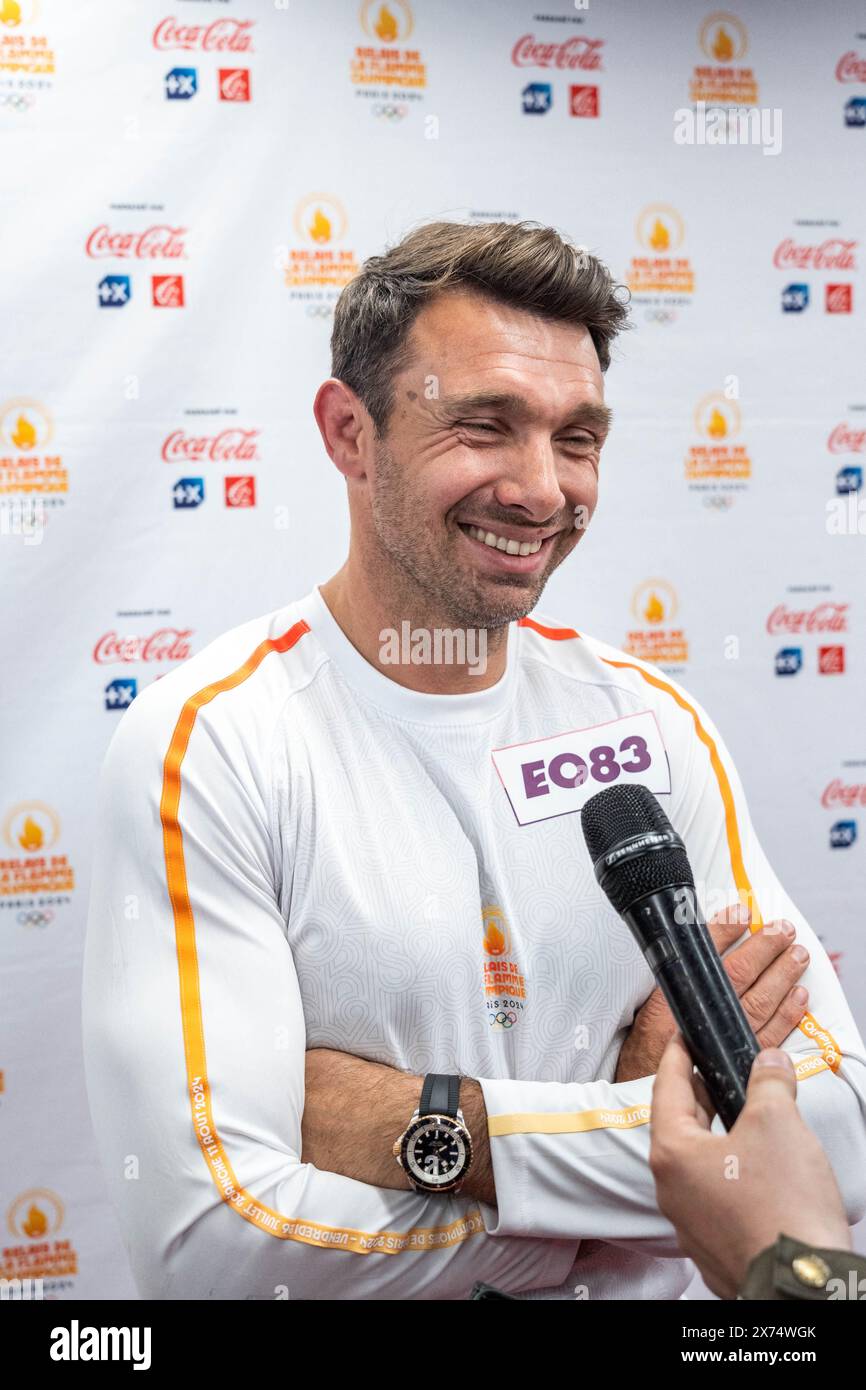 Toulouse, France. 17th May, 2024. former rugby player Vincent Clerc ...