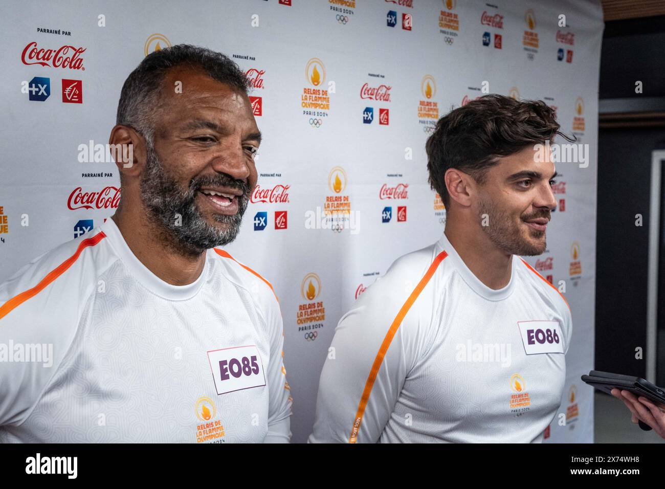 Toulouse, France. 17th May, 2024. French rugby player Romain Ntamack ...