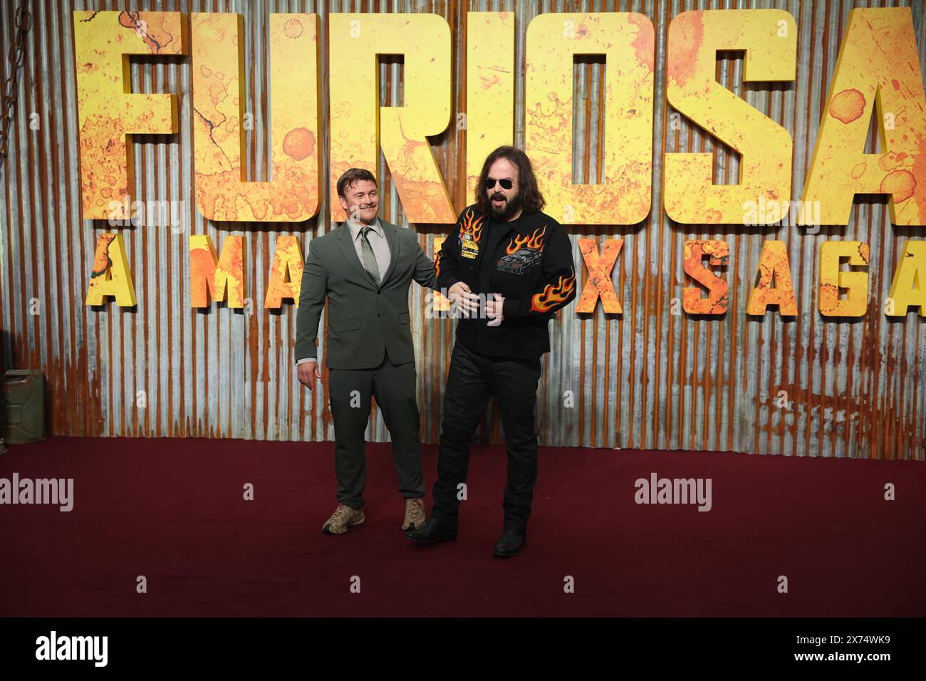 London, UK. 17 May, 2024. Luke Hemsworth and cast member Angus Sampson ...