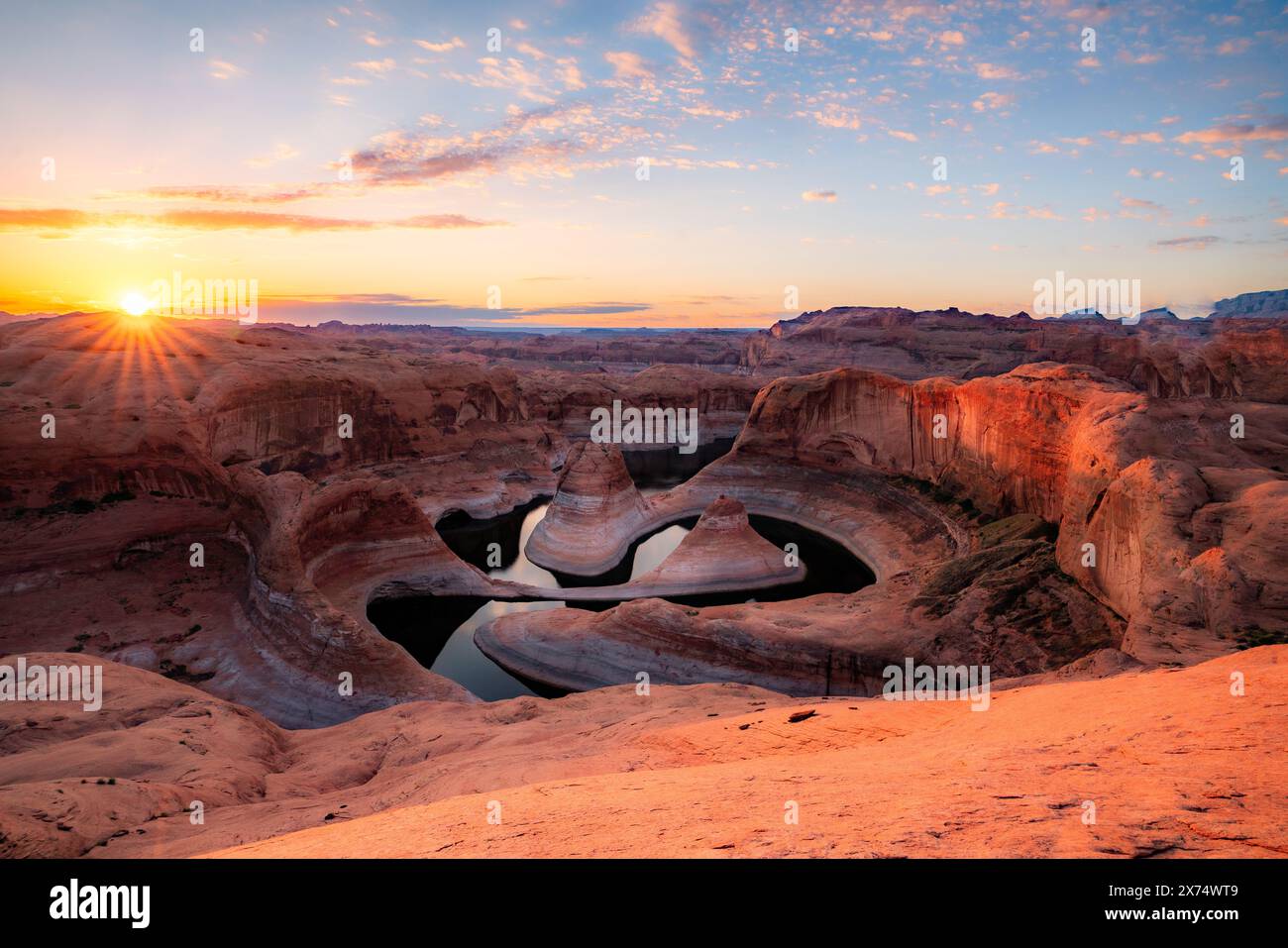 Reflection Canyon at Lake Powell Utah Stock Photo - Alamy