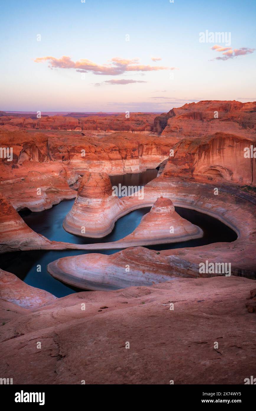Reflection Canyon at Lake Powell Utah Stock Photo - Alamy