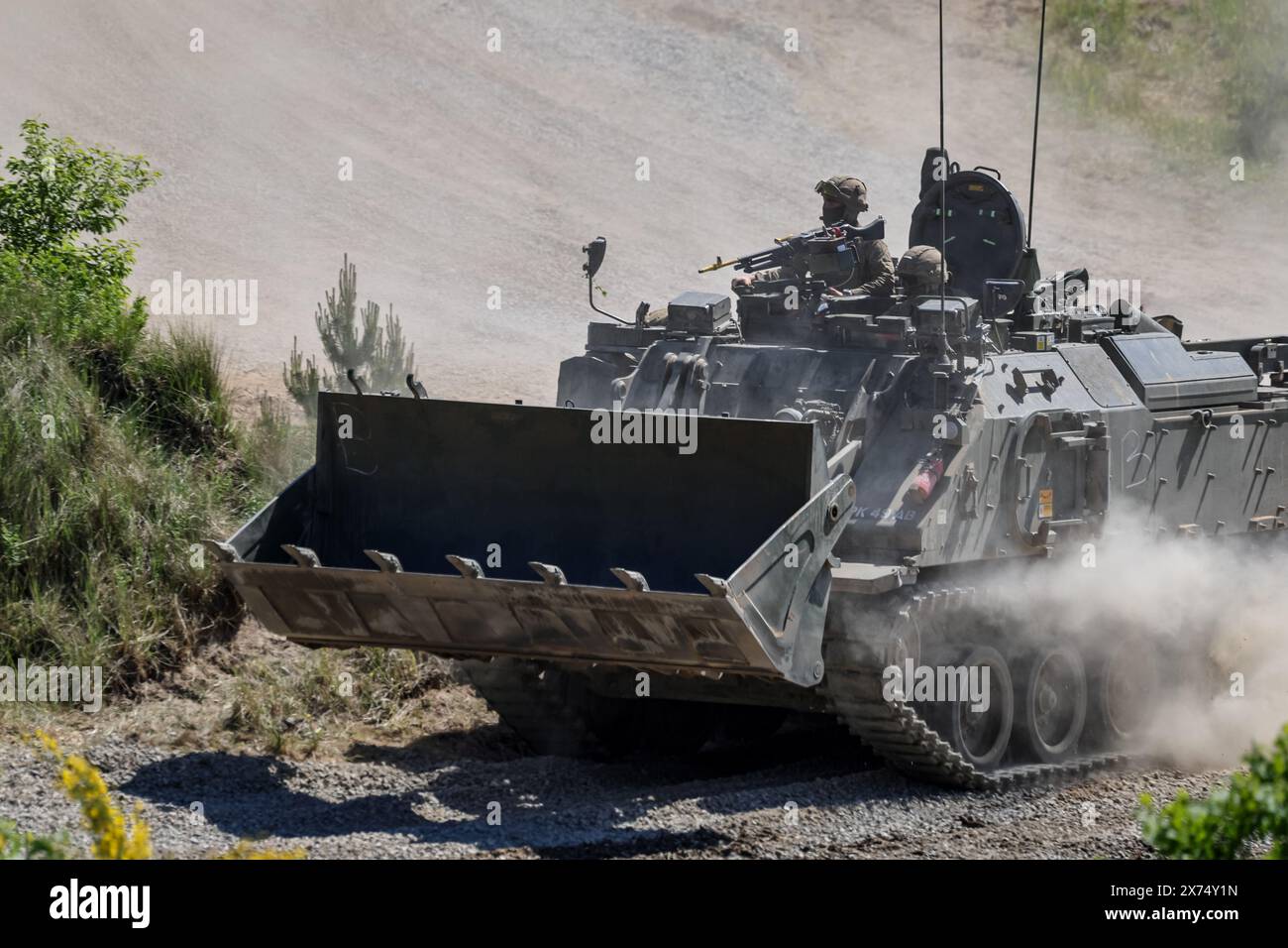 Drawsko Pomorskie, Poland. 17th May, 2024. British and American ...