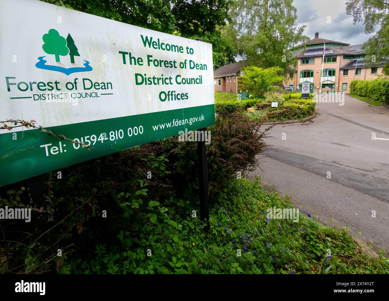 The Forest of Dean District Council Offices, Coleford, Forest of Dean ...