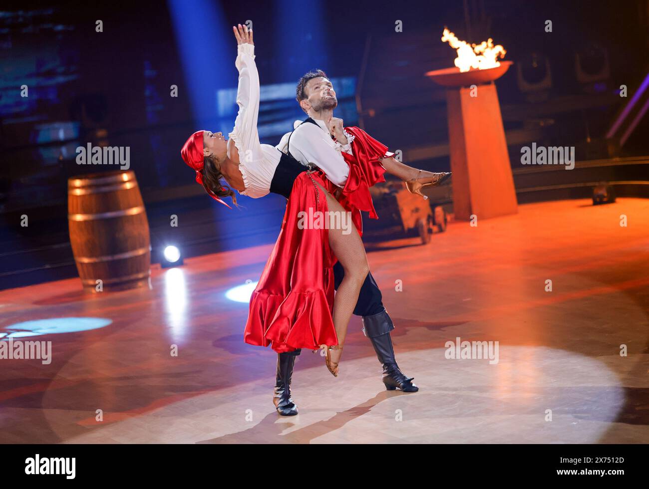 Cologne, Germany. 17th May, 2024. Jana Wosnitza, sports journalist, and ...