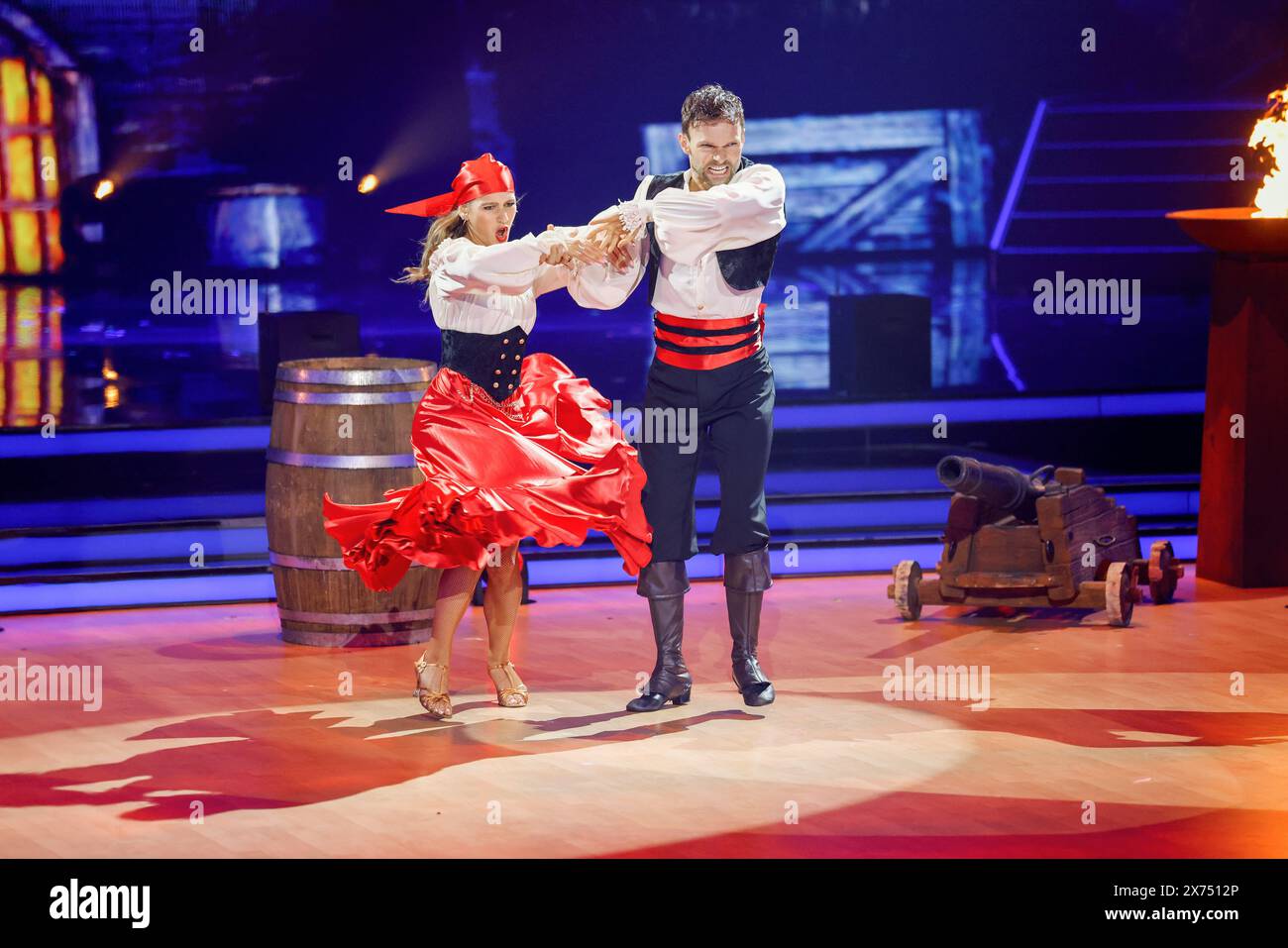 Cologne, Germany. 17th May, 2024. Jana Wosnitza, sports journalist, and ...