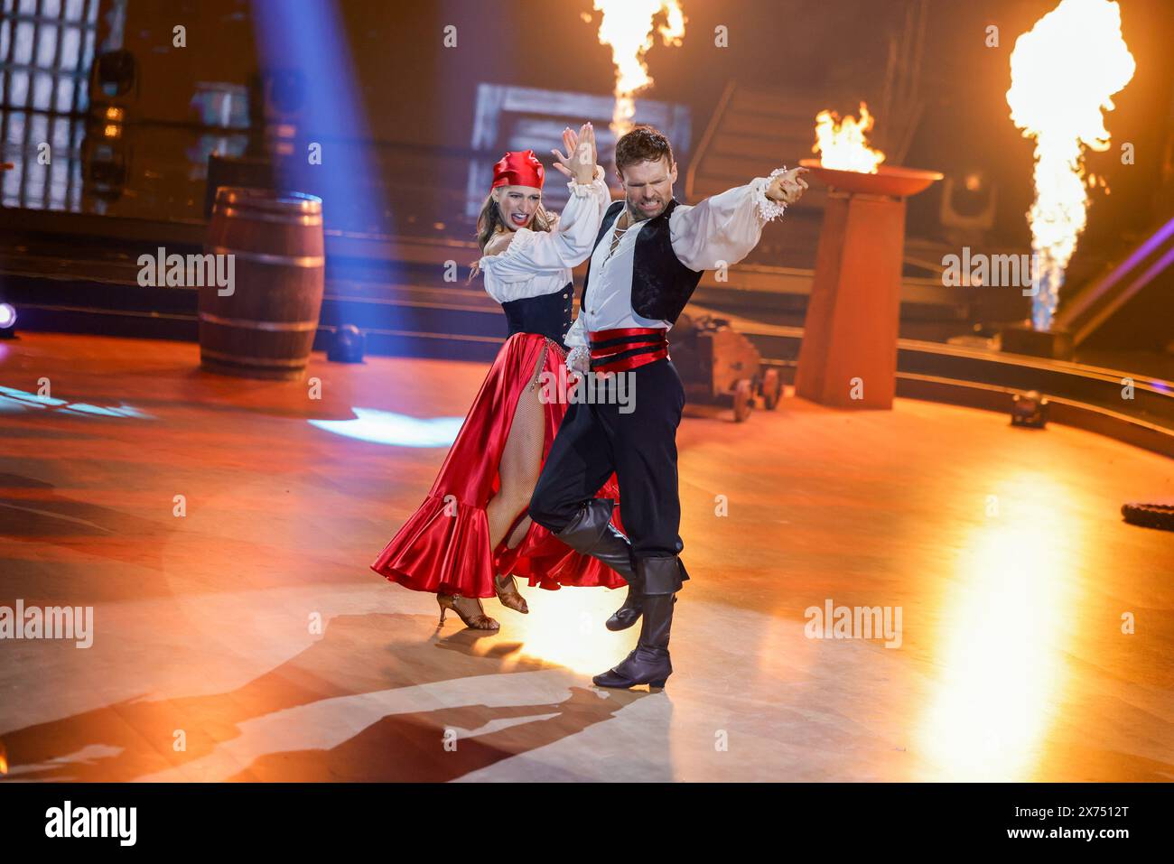 Cologne, Germany. 17th May, 2024. Jana Wosnitza, sports journalist, and ...