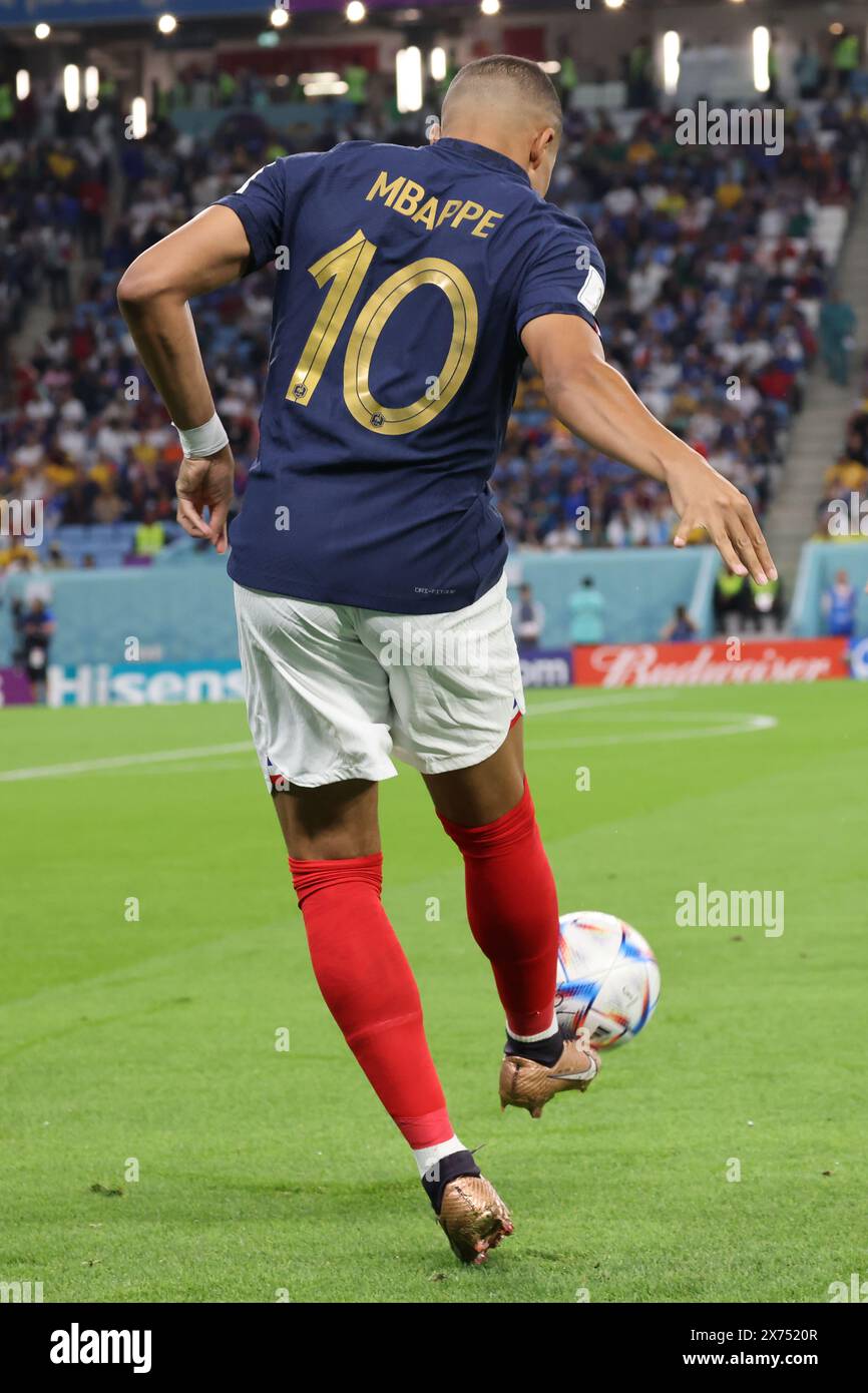 Doha, Qatar. 22th. november 2022. Kylian Mbappe in action during the ...
