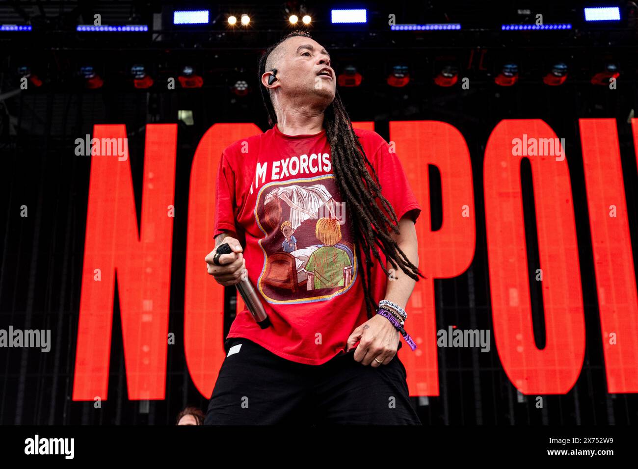 Elias Soriano of Nonpoint performs during Sonic Temple Art and Music ...