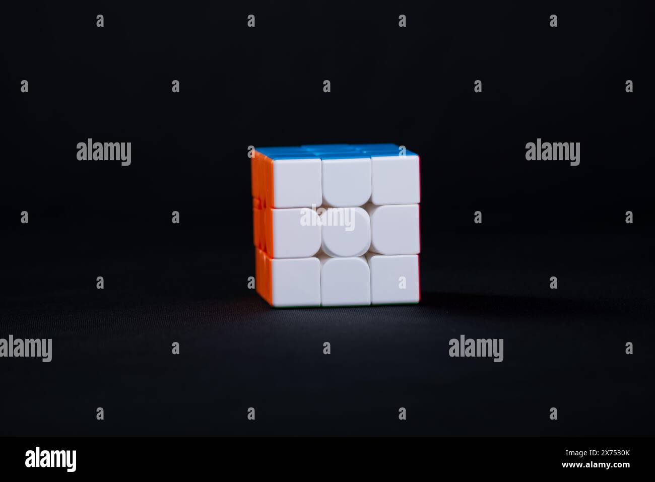 Salvador, Bahia, Brazil - May 15, 2024: Classic 3x3x3 Rubiks Cube on a ...