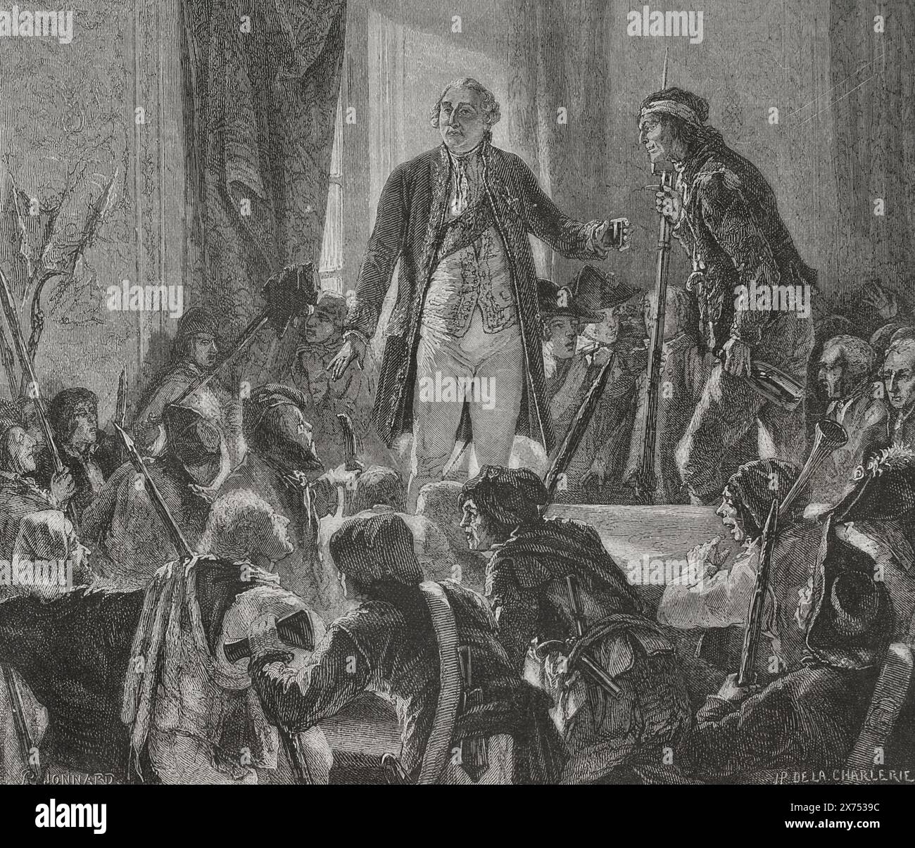 French Revolution. Paris. On 20 June 1792 the crowd attacked the ...