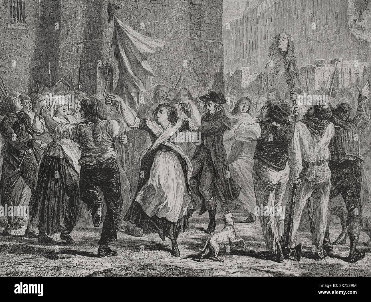 Paris streets 18th century hi-res stock photography and images - Alamy