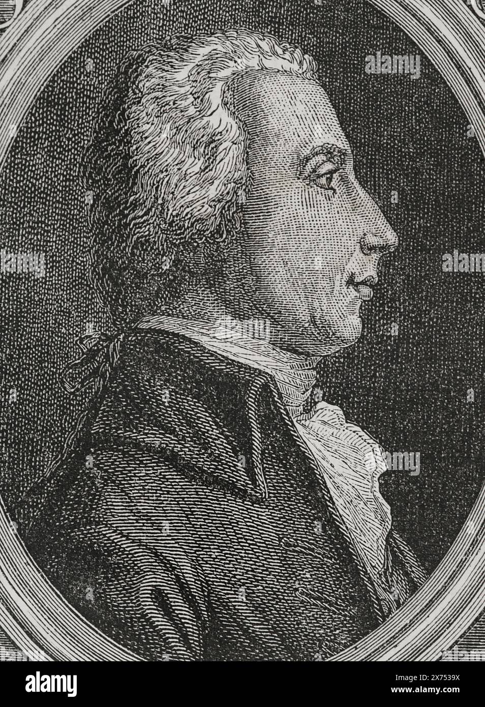 Dominique Joseph Garat (1749-1833). French lawyer, journalist, writer ...