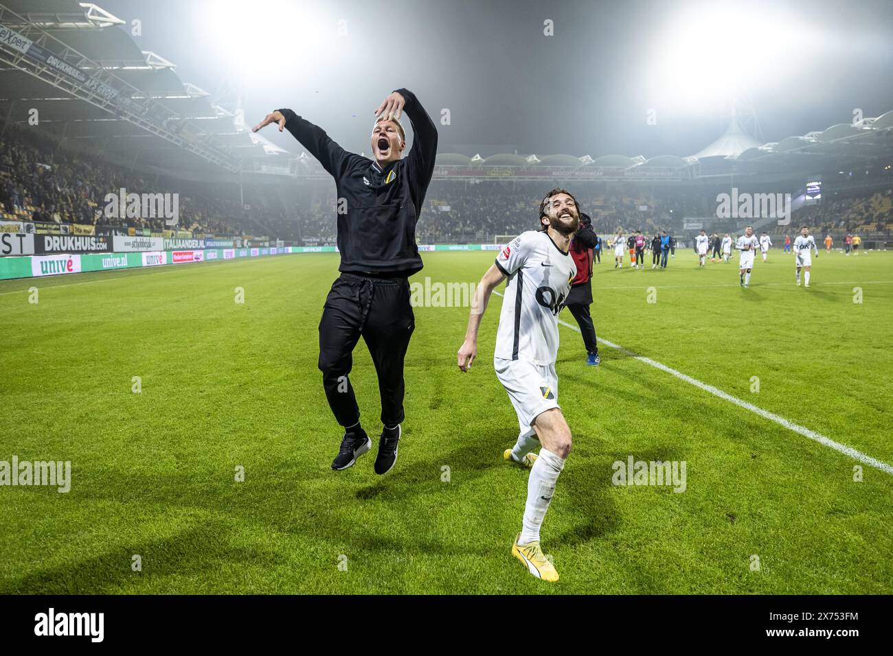 KERKRADE - (l-r) Boy Kemper of NAC Breda, Jan van den Bergh of NAC ...