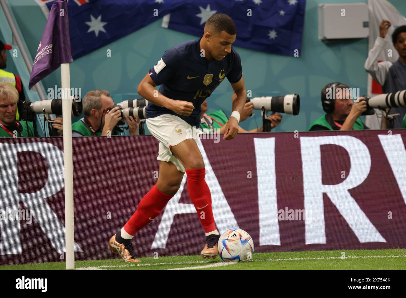Kylian mbappé france flag hi-res stock photography and images - Alamy