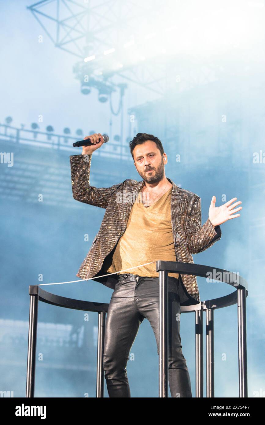 Torino, Italia. 2022. The Italian singer Cesare Cremonini performed ...