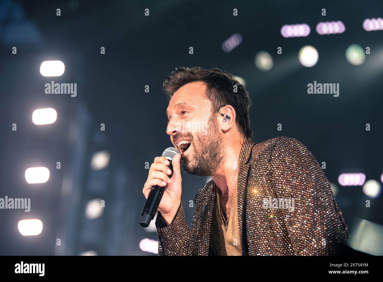 Torino, Italia. 2022. The Italian singer Cesare Cremonini performed ...
