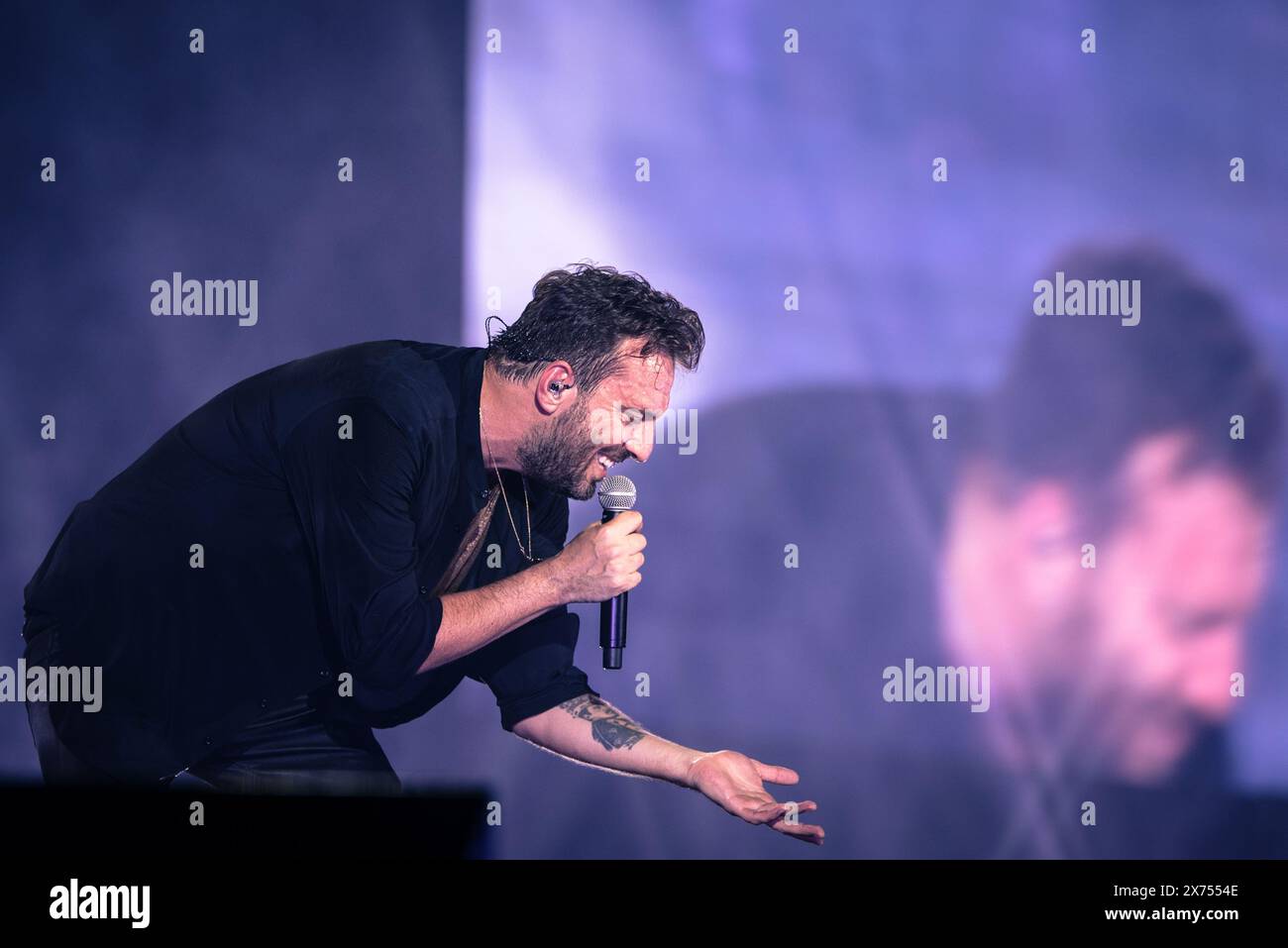 Torino, Italia. 2022. The Italian singer Cesare Cremonini performed ...