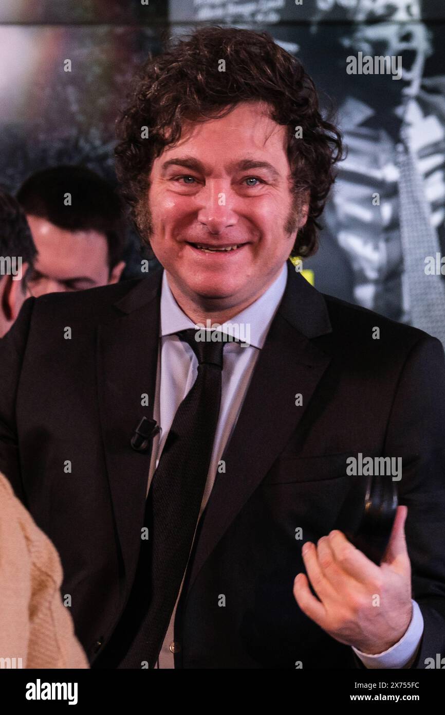 The president of the Nation of Argentina, Javier Milei during the ...