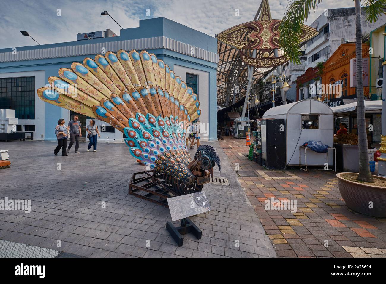 Kasturi Walk (central market) in Kuala Lumpur, Malaysia , a covered ...