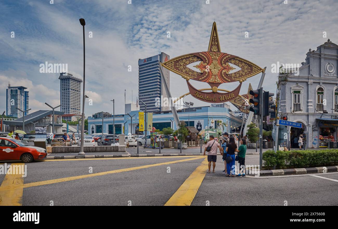 Kasturi Walk (central market) in Kuala Lumpur, Malaysia , a covered ...