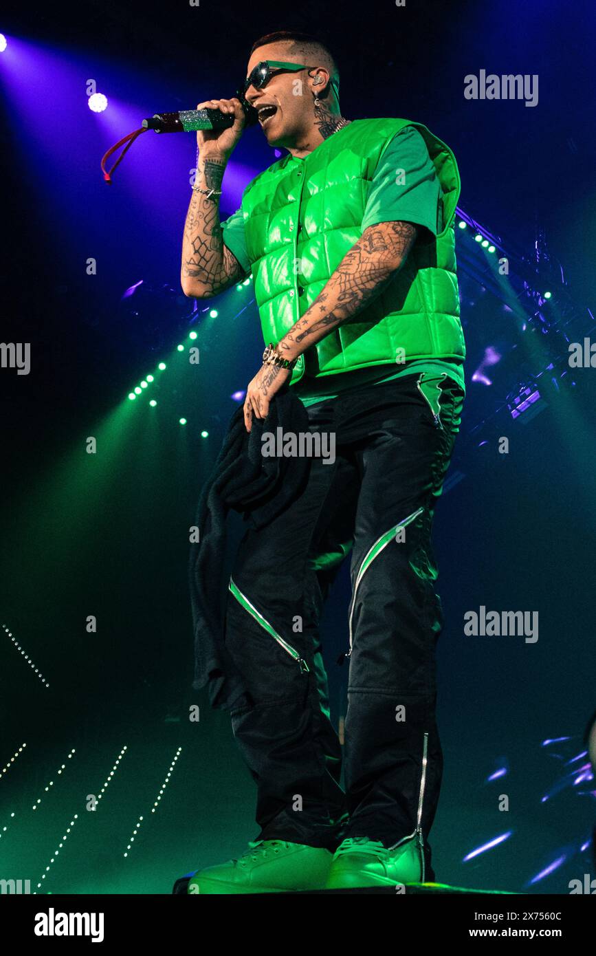 Torino, Italia. 2022. The Italian singer Sfera Ebbasta performed live ...