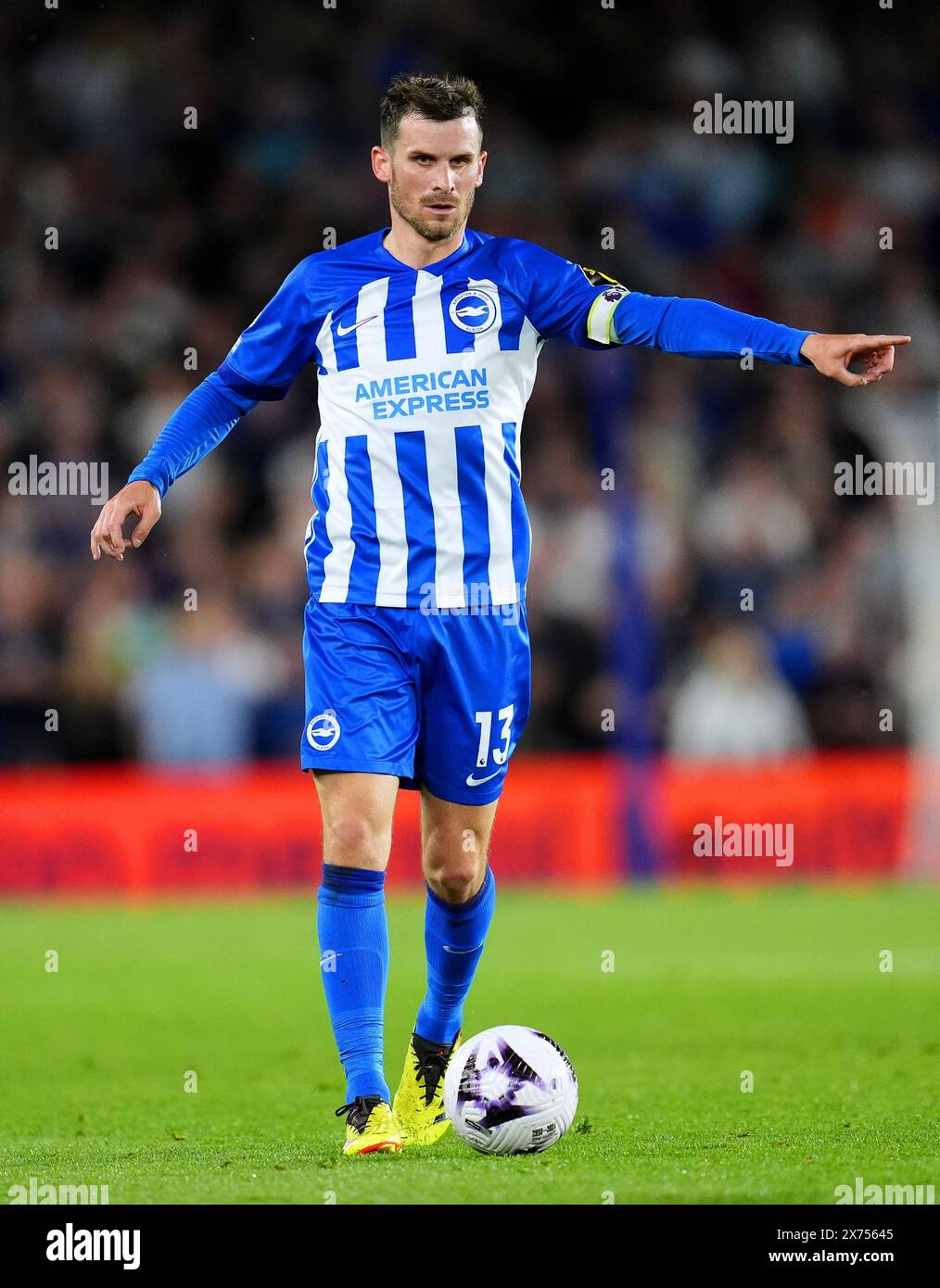 Brighton and Hove Albion's Pascal Gross during the Premier League match ...
