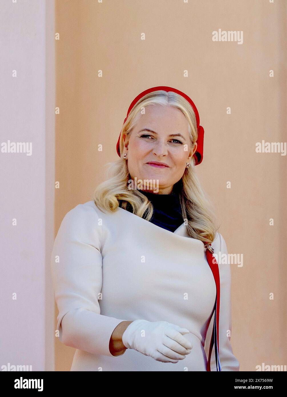 Asker, Norwegen. 17th May, 2024. Crown Princess Mette Marit of Norway ...