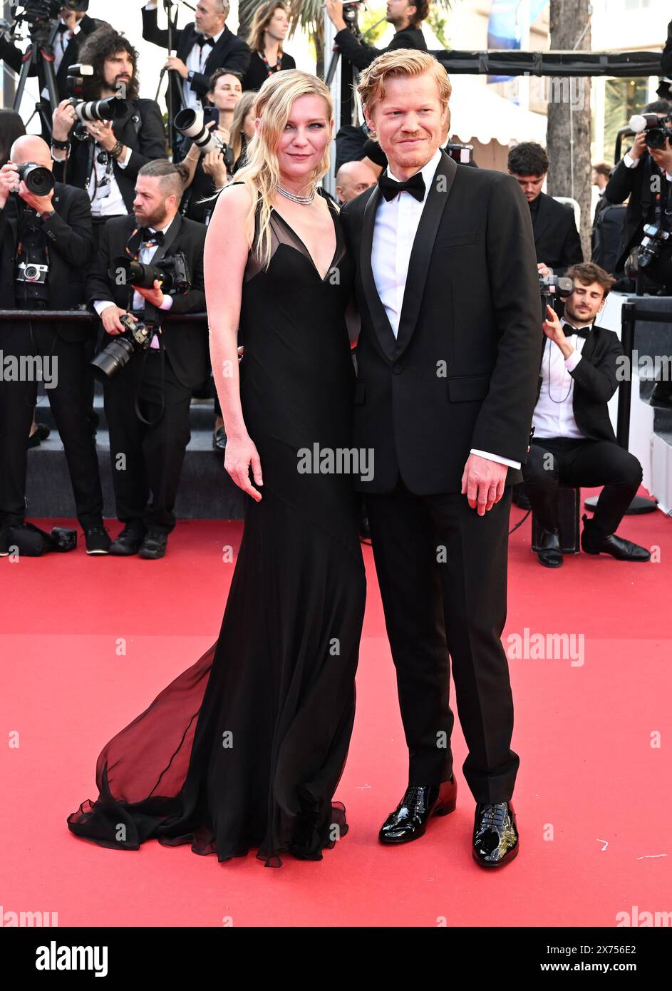 American actress Kristen Dunst and actor Jesse Plemons attend the ...