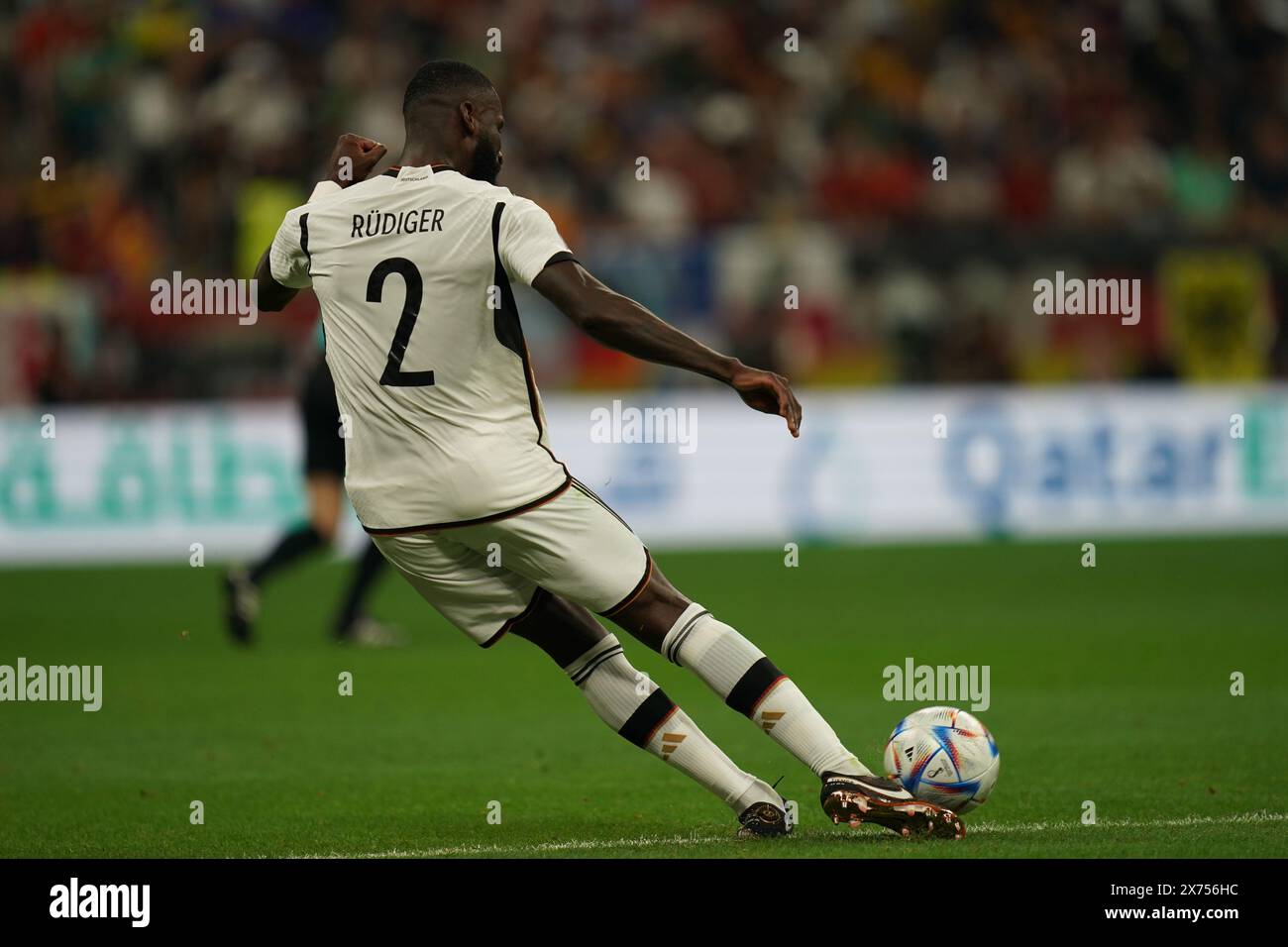 Doha, Qatar. 27th. november 2022. Antonio Rudiger during the match ...