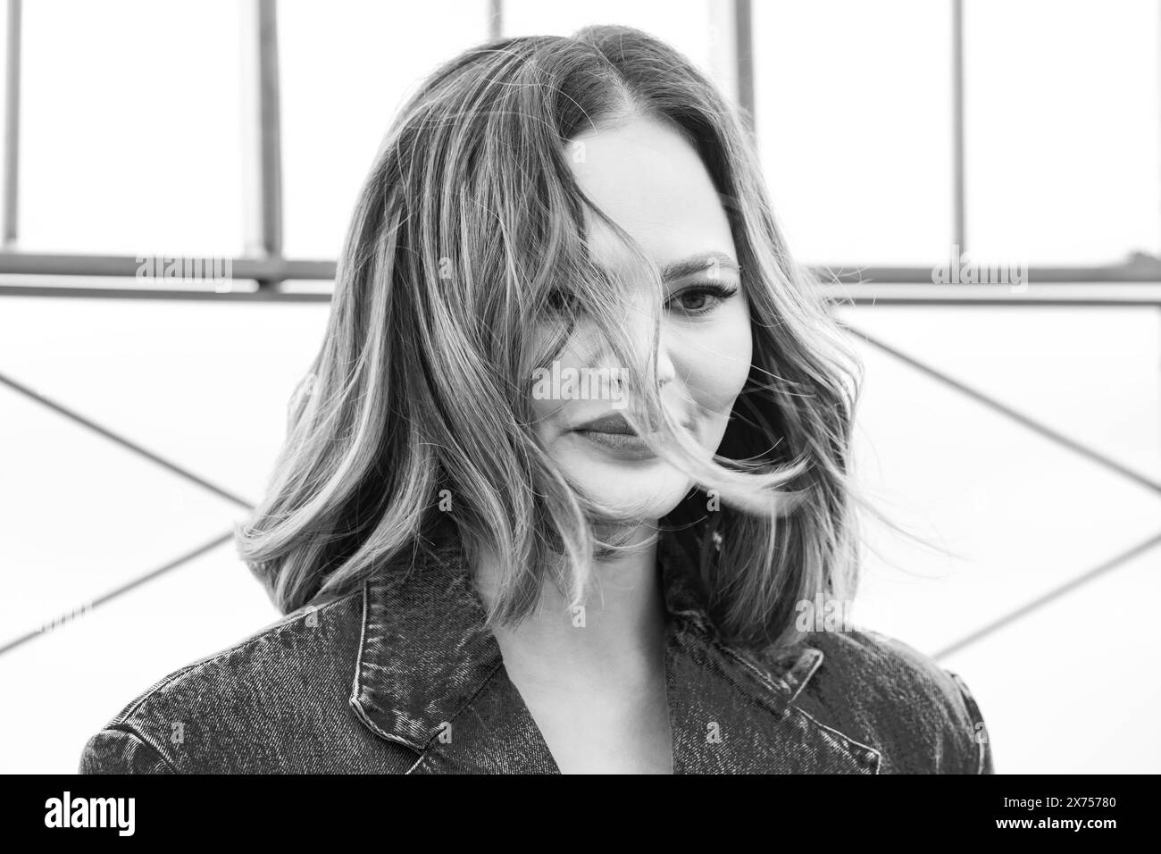 Chrissy Teigen visits Empire State Building in New York on May 17, 2024 ...