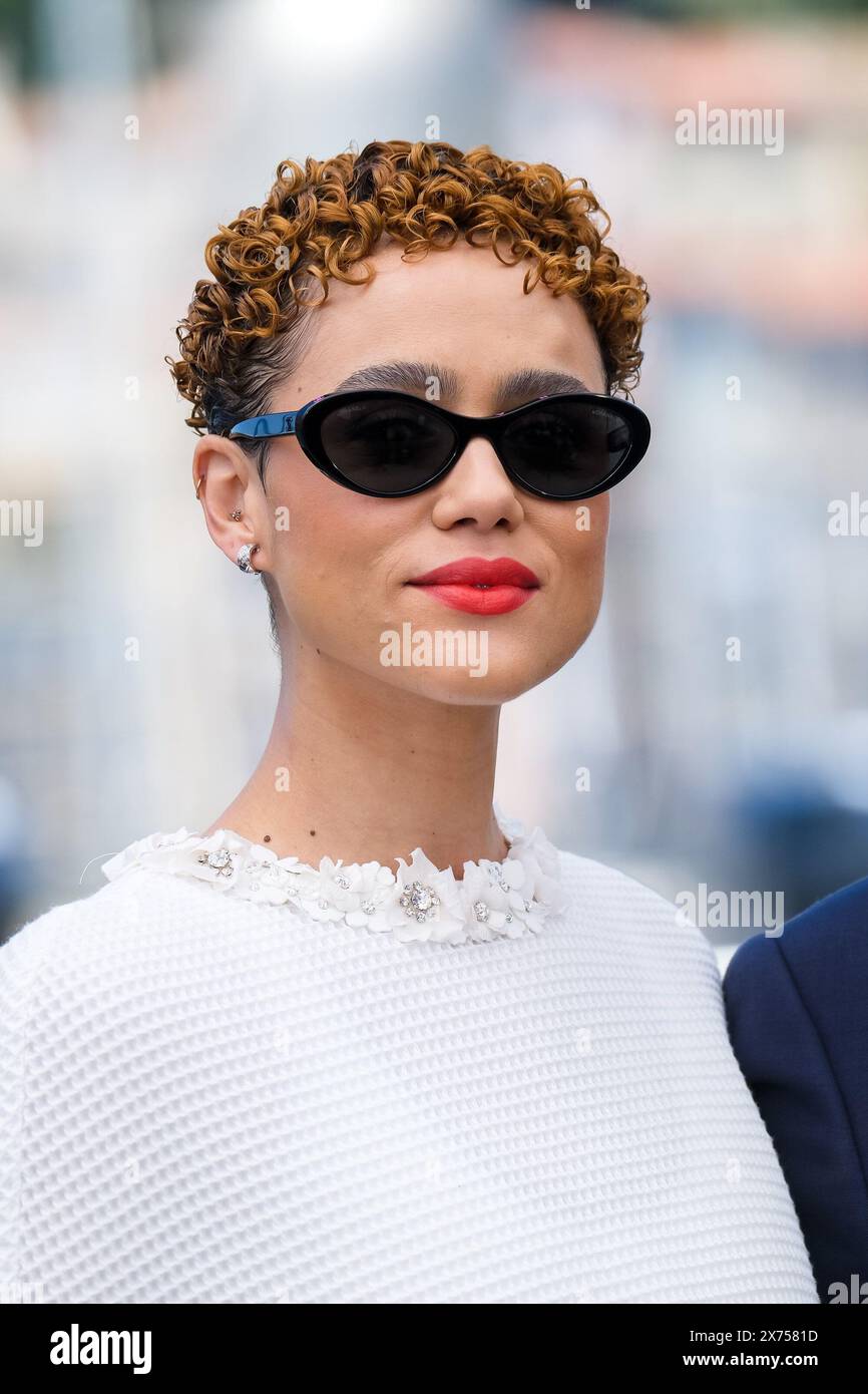 Cannes, France. 17th May, 2024. Nathalie Emmanuel poses at the ...