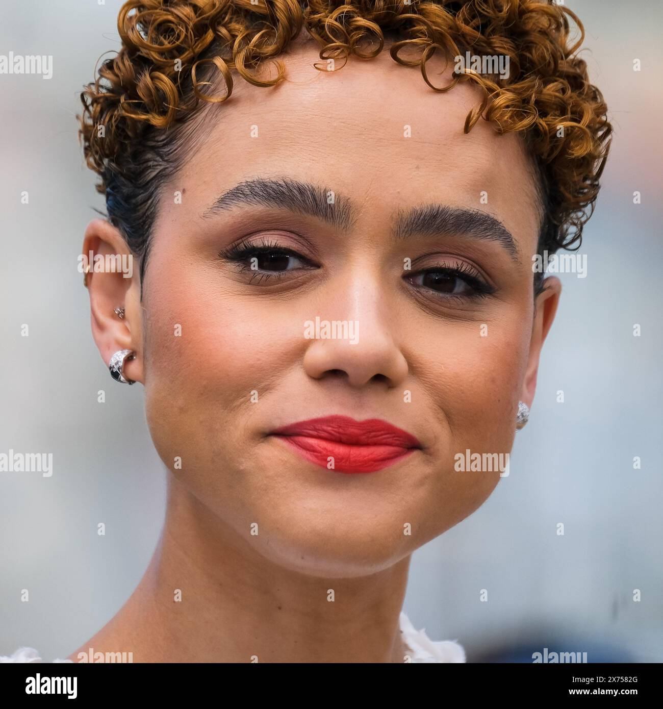 Cannes, France. 17th May, 2024. Nathalie Emmanuel poses at the ...