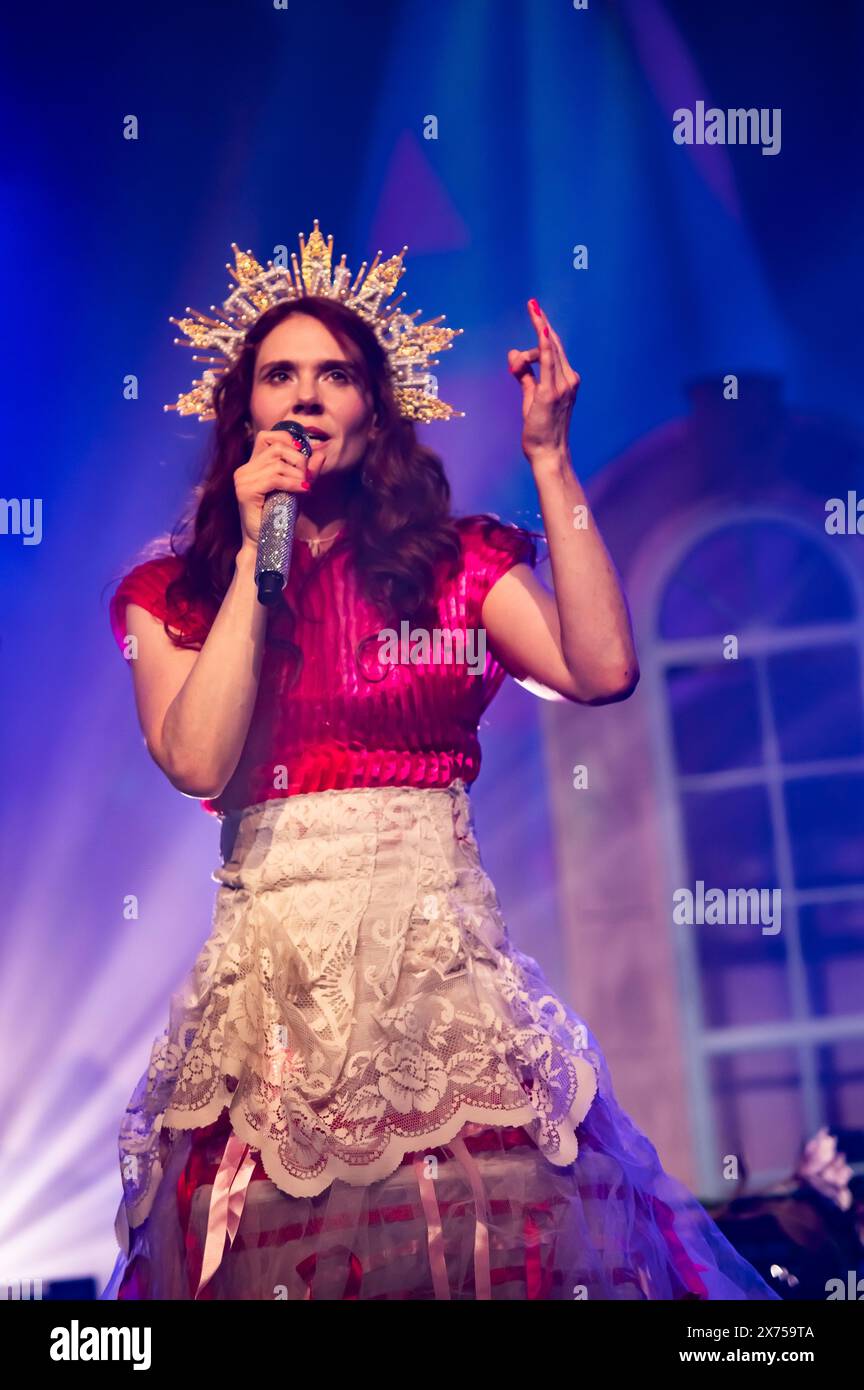 London, United Kingdom. 17th May 2024. Kate Nash wows the crowd at a ...