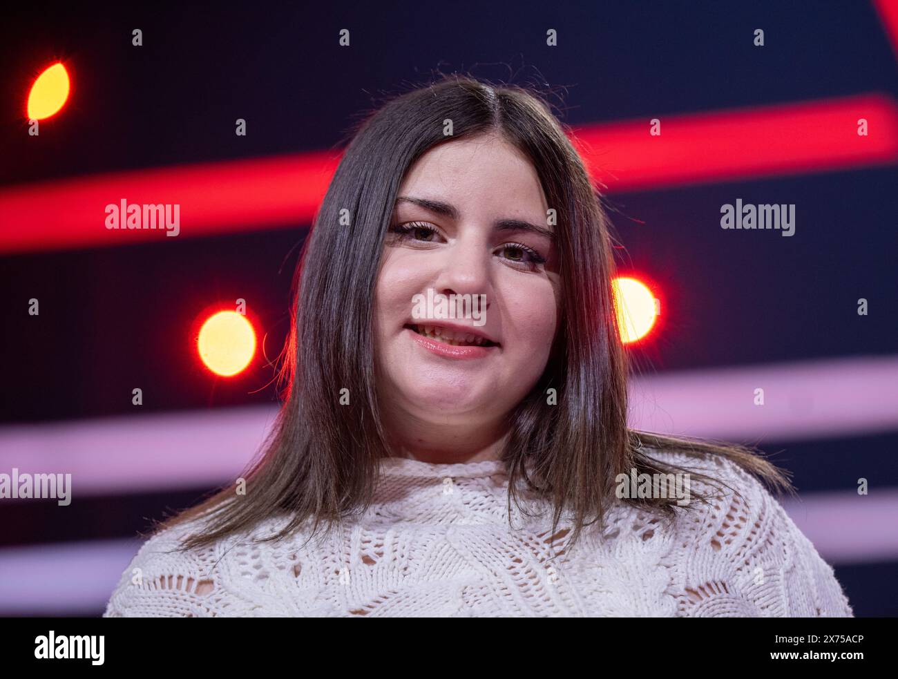 Berlin, Germany. 17th May, 2024. Finalist Madeleine is on stage before ...