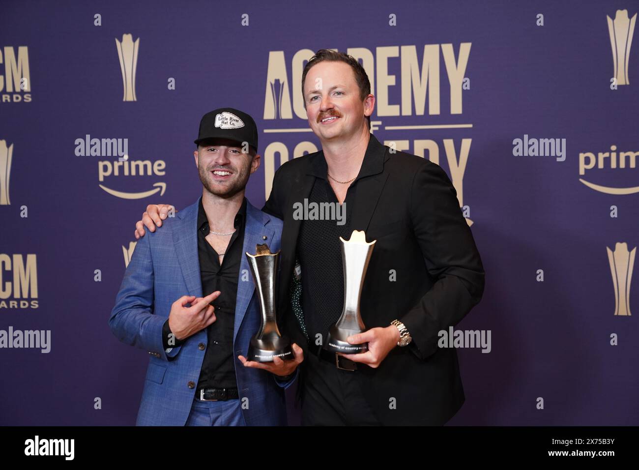 Frisco, United States. 16th May, 2024. (L-R) Greylan James and Chase ...