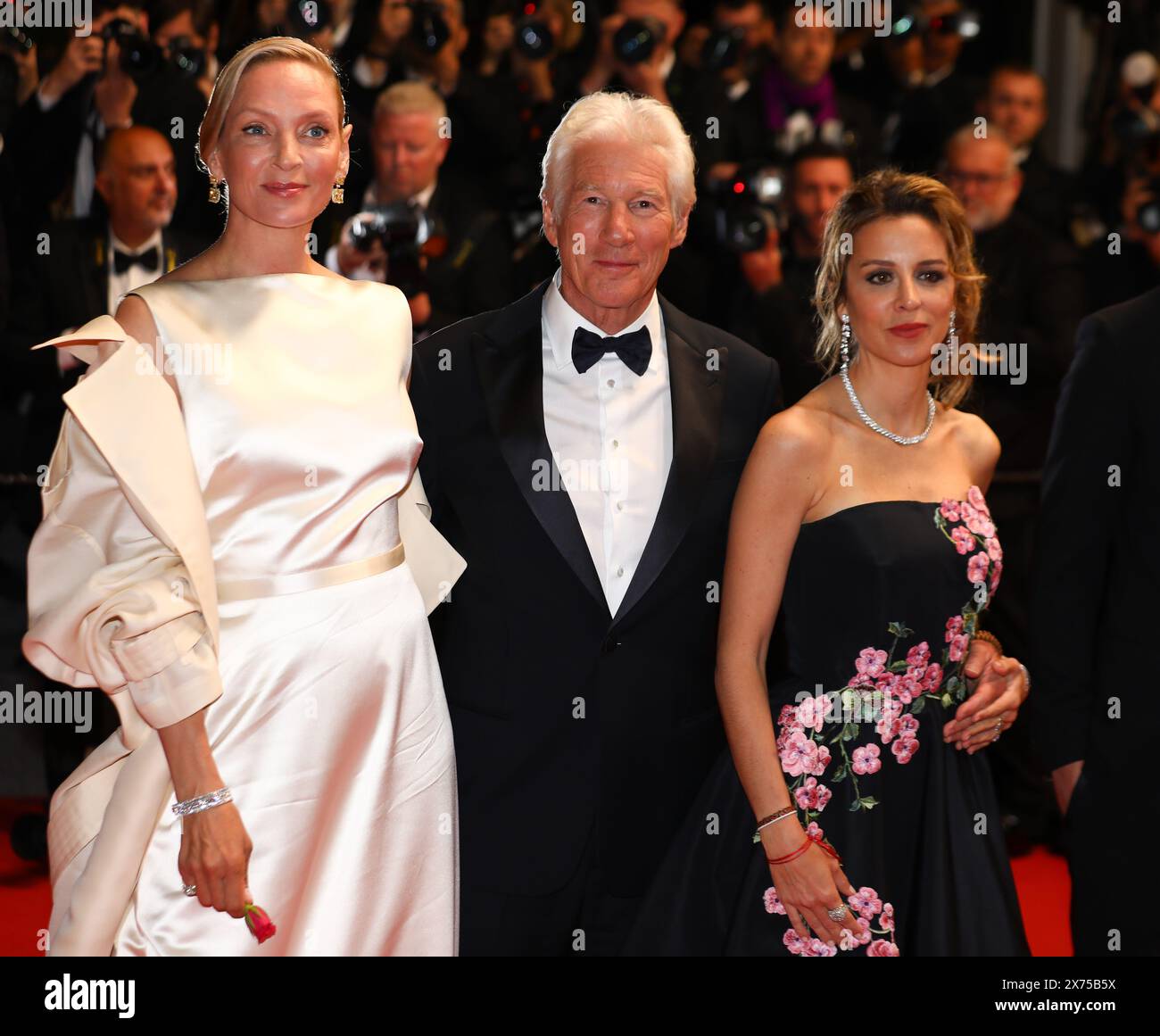 May 17, 2024, Cannes, Cote D'azur, France: UMA THURMAN, RICHARD GERE ...
