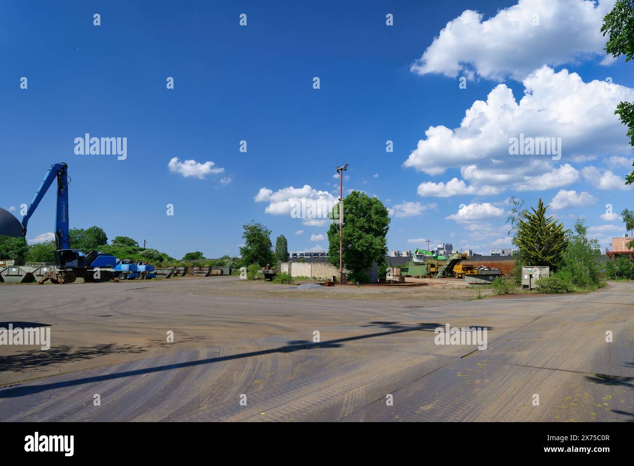 cologne, germany may 14 2024: the former becker scrapyard is being ...