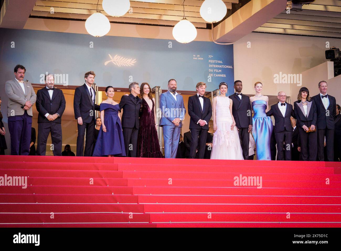 Cannes, France. 17th May, 2024. Hong Chau, Joe Alwyn, Willem Dafoe ...