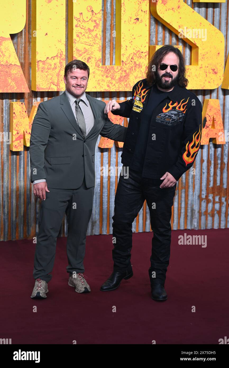 LONDON, ENGLAND, UK - MAY 17 2024: Luke Hemsworth and Angus Sampson ...