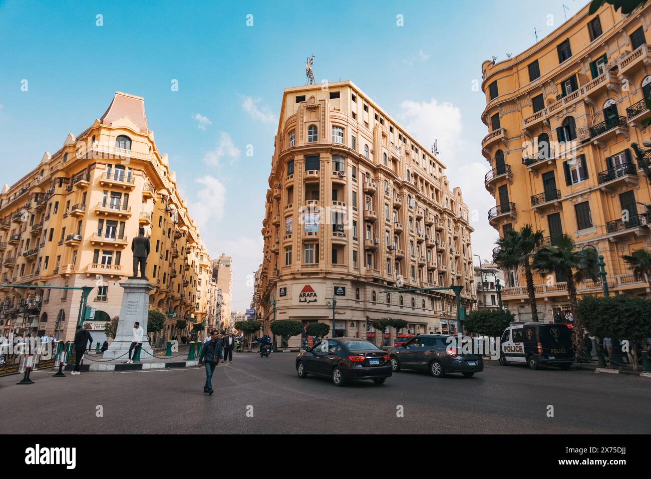 Statue in talaat harb square hi-res stock photography and images - Alamy